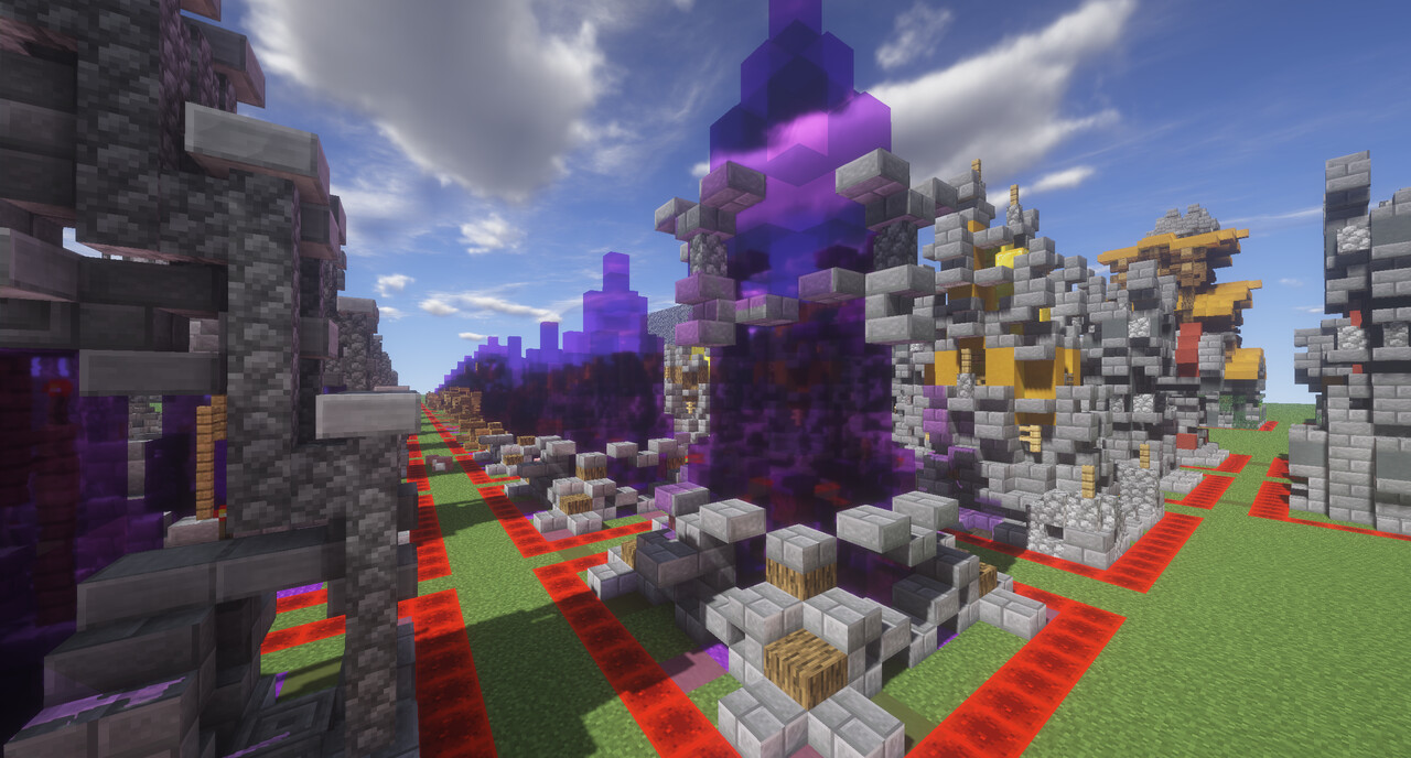 Clash Of Clans- Structures Building Minecraft Map