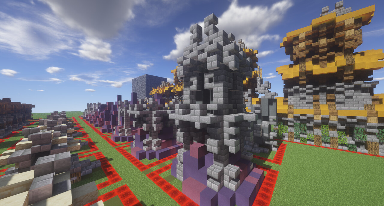 Clash Of Clans- Structures Building Minecraft Map