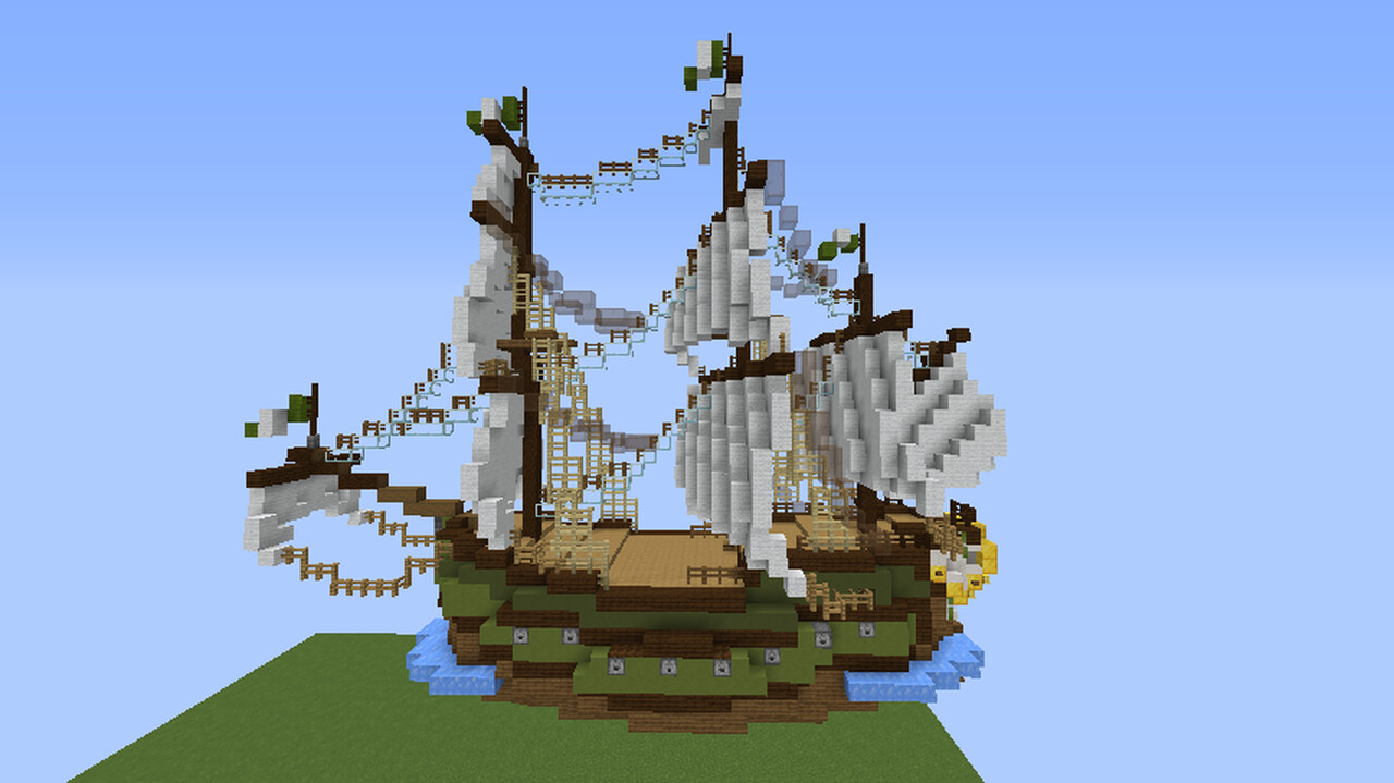 HMS Endeavour - Medium Warship Minecraft Map