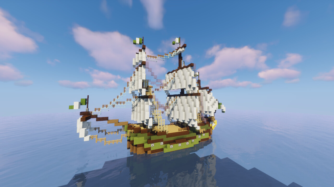 HMS Endeavour - Medium Warship Minecraft Map