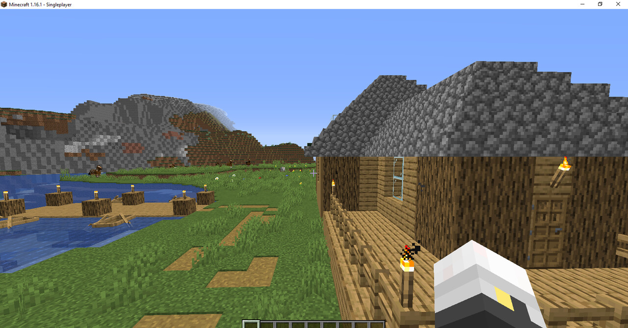 Basic Survival Hut Minecraft Map