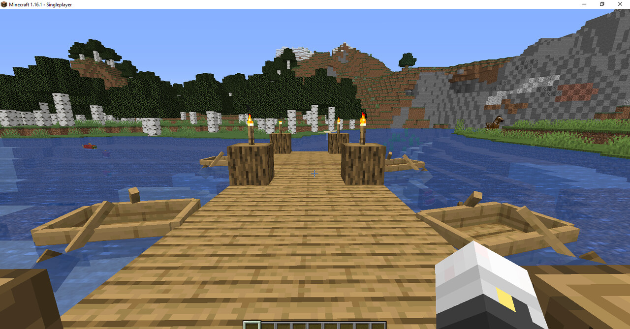 Basic Survival Hut Minecraft Map