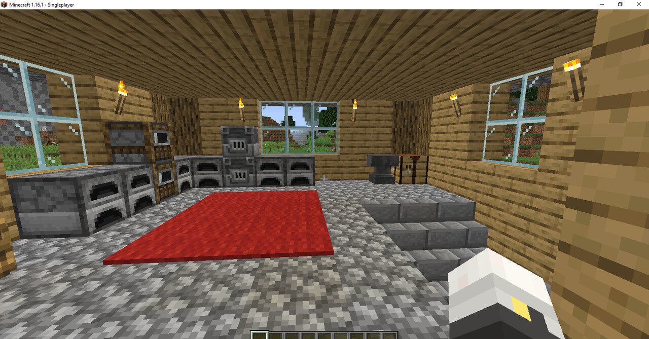 Basic Survival Hut Minecraft Map