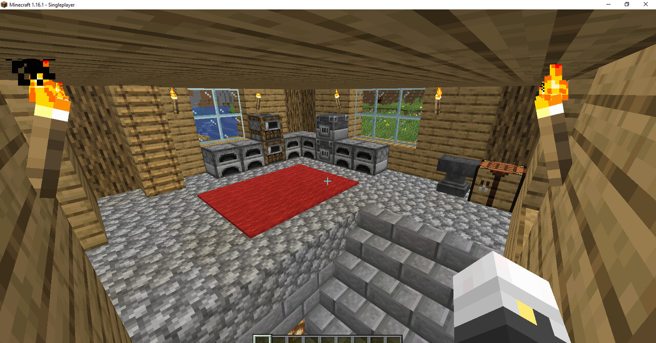 Basic Survival Hut Minecraft Map