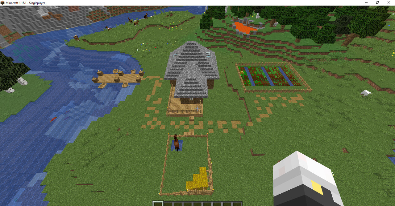 Basic Survival Hut Minecraft Map
