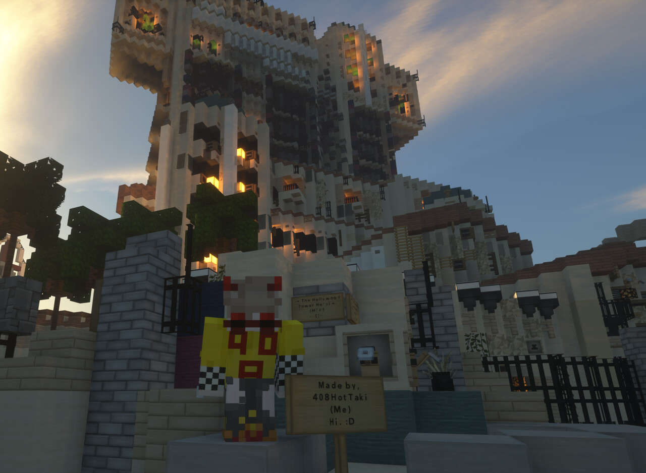 Tower of Terror DCA Hollywood Tower Hotel Minecraft Map