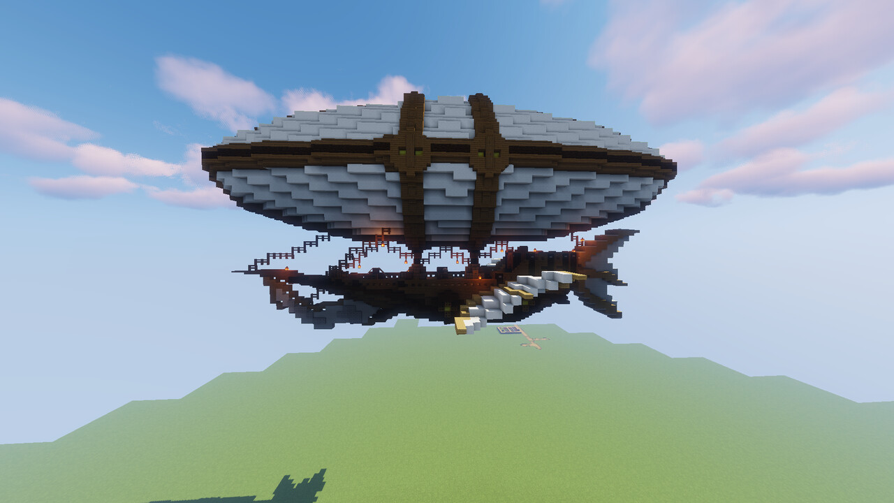 Steampunk Ship [SCHEMATIC] Minecraft Map