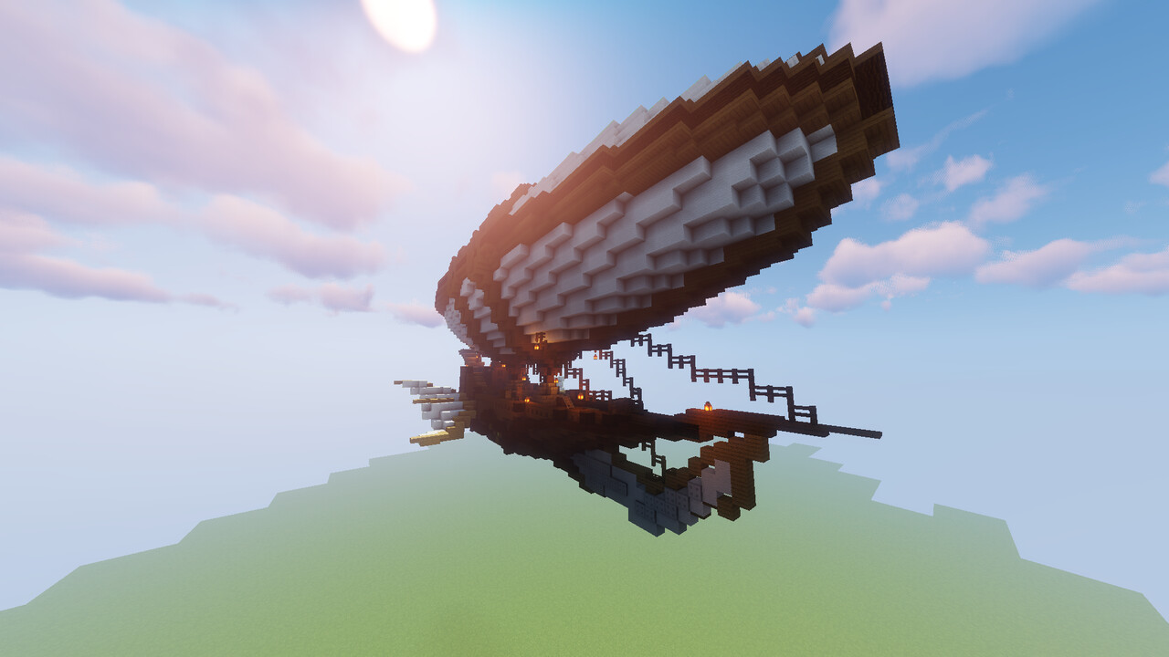 Steampunk Ship [SCHEMATIC] Minecraft Map
