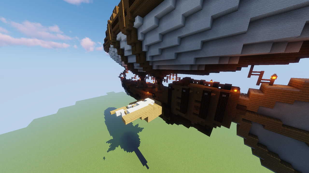 Steampunk Ship [SCHEMATIC] Minecraft Map