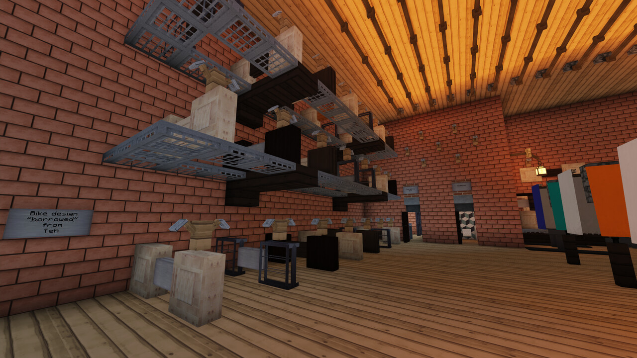 Bike Shop - Bar - Apartments on World of Keralis server! Minecraft Map
