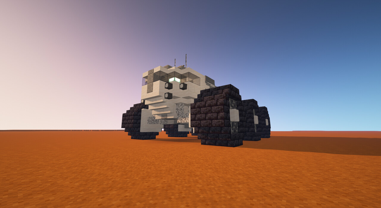 Heavy Mars rover Minecraft Map