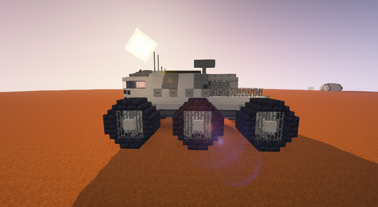 Heavy Mars rover Minecraft Map