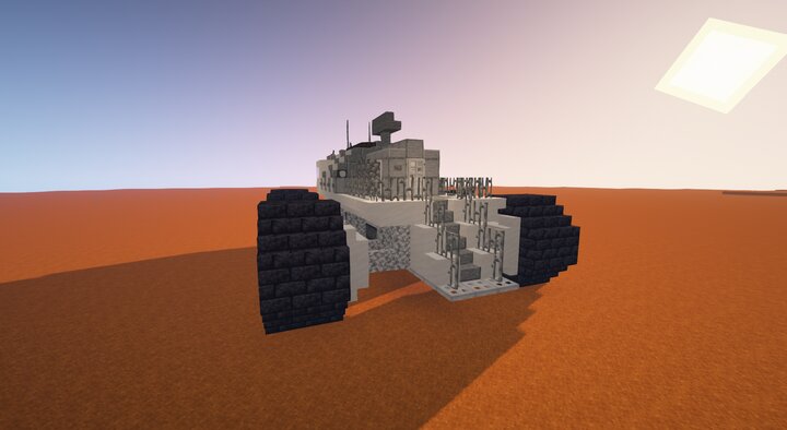 Heavy Mars rover Minecraft Map