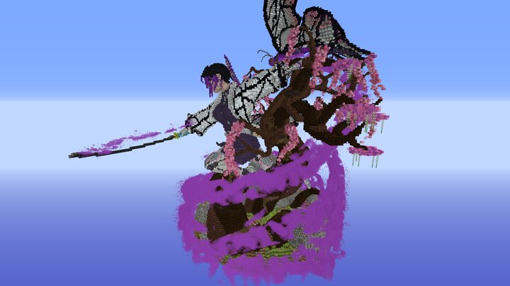 Organic - Shinobu [胡蝶 しのぶ] Demon Slayer - by ExoBattle Minecraft Map