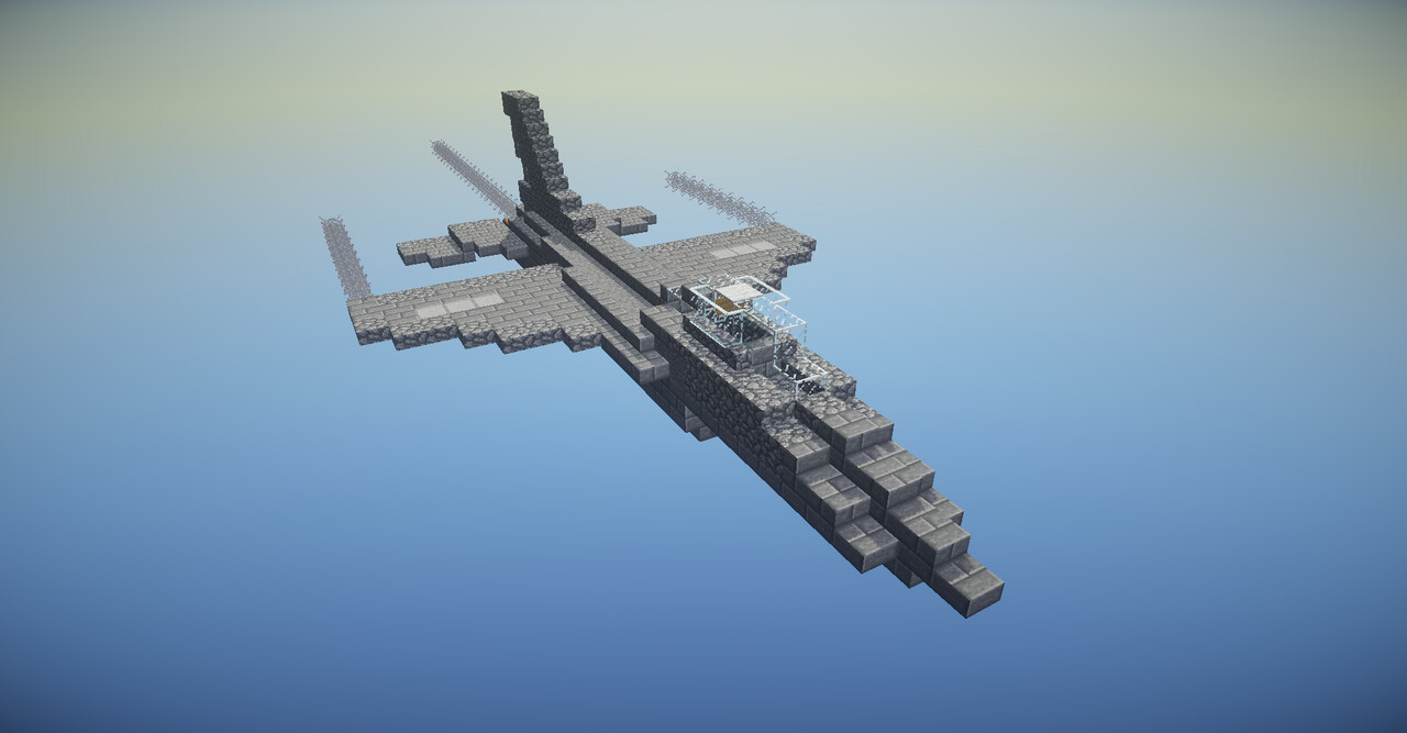 2：1 General Dynamics F-16 Fighting Falcon Minecraft Map