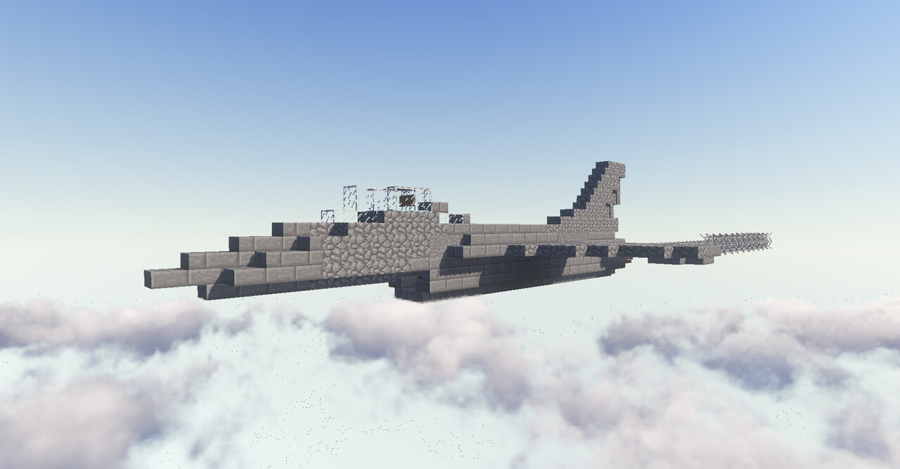 2：1 General Dynamics F-16 Fighting Falcon Minecraft Map