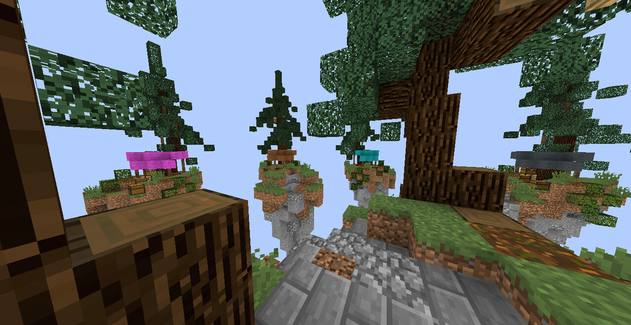 Skywars map forest theme Minecraft Map