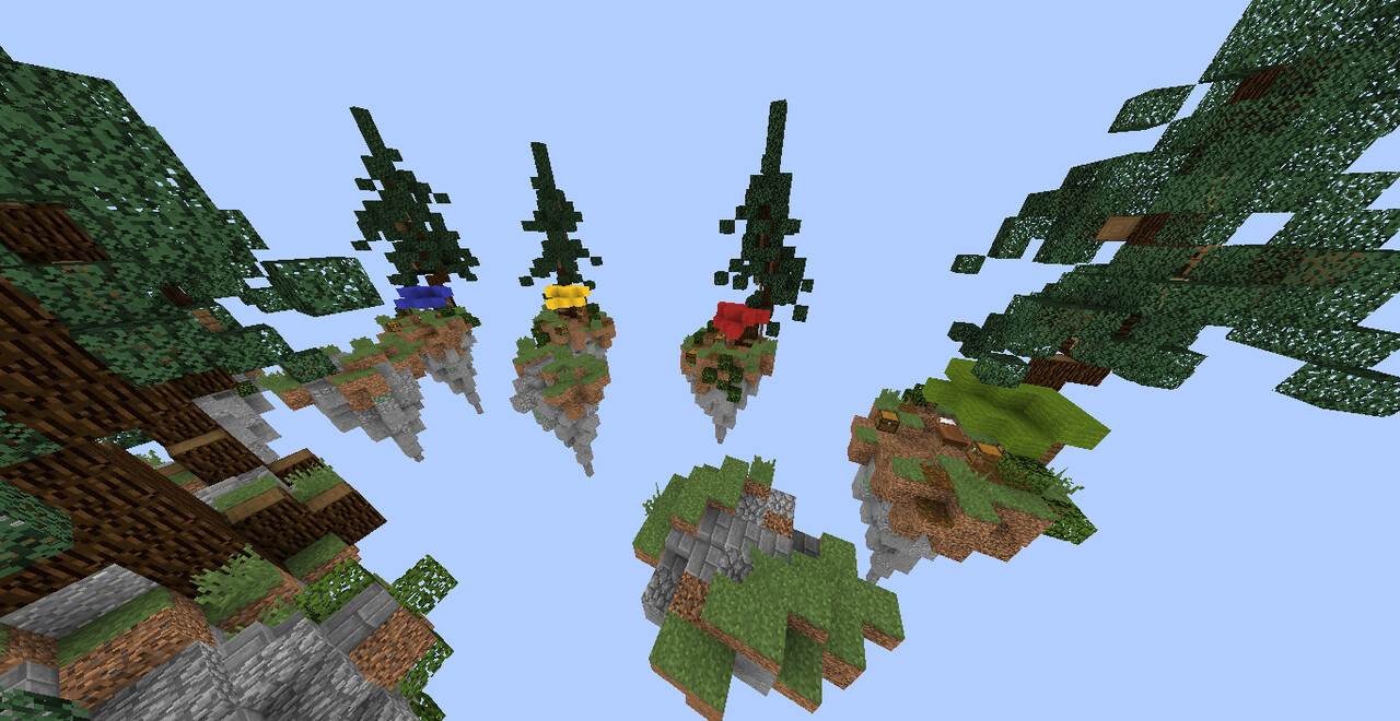 Skywars map forest theme Minecraft Map