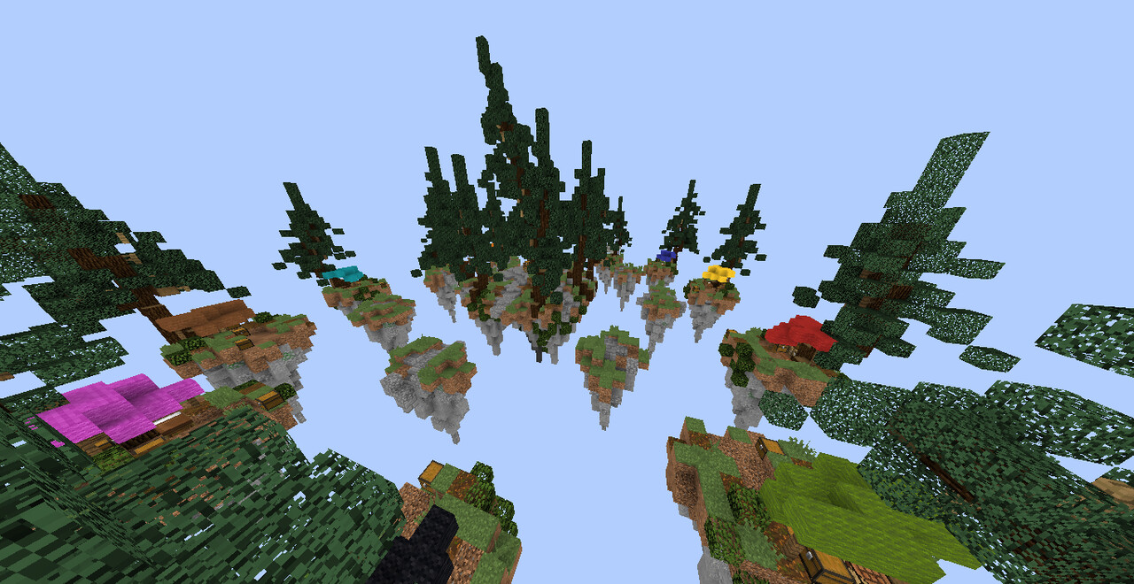 Skywars map forest theme Minecraft Map