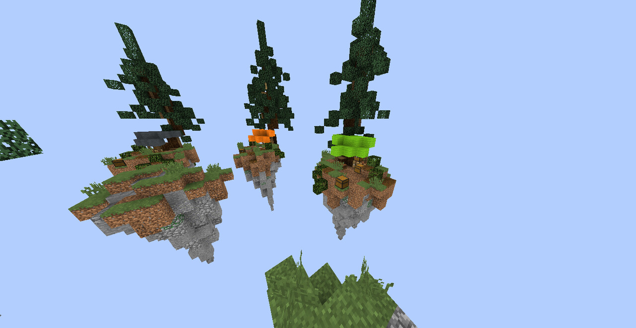 Skywars map forest theme Minecraft Map