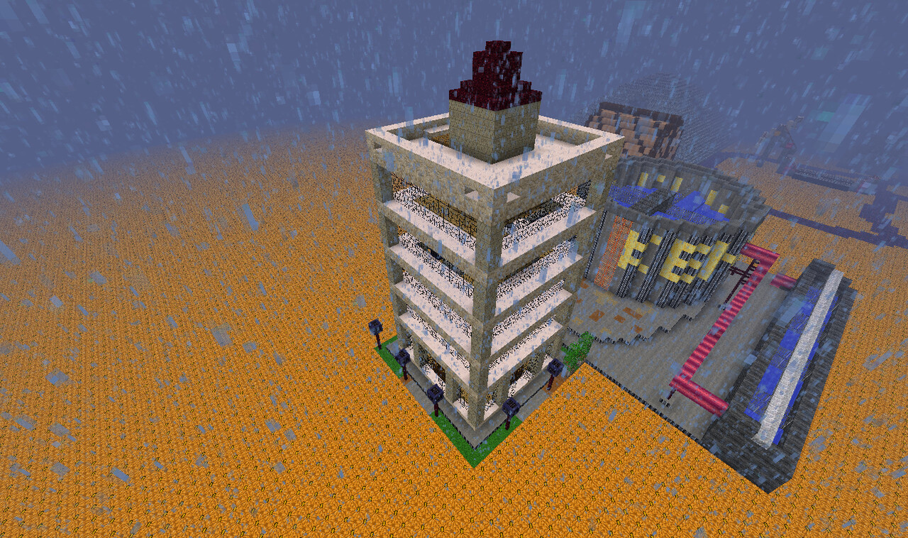 Small office building 1x1 Minecraft Map