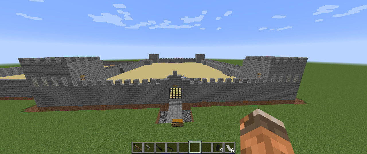 Castle with City Minecraft Map