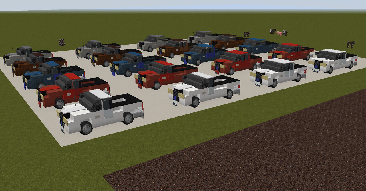 Dreamy's pack of Ford F-150 pickup trucks [With Download] Minecraft Map