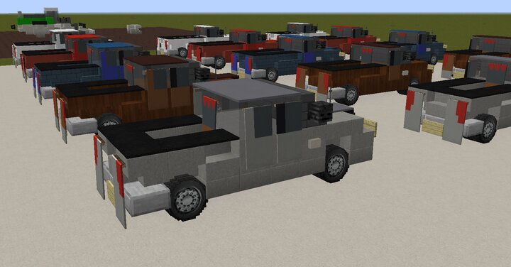Dreamy's pack of Ford F-150 pickup trucks [With Download] Minecraft Map