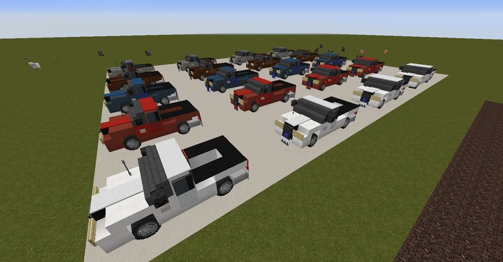 Dreamy's pack of Ford F-150 pickup trucks [With Download] Minecraft Map