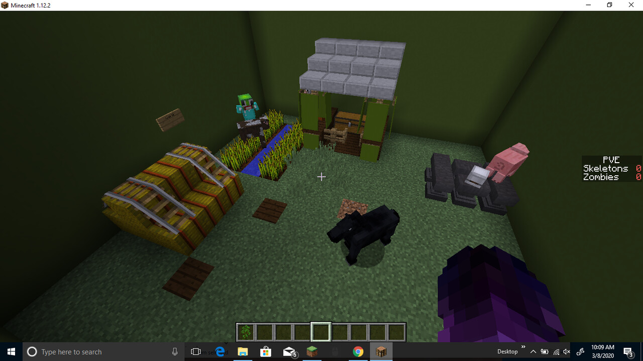 Find the button - For Unspeakable Minecraft Map