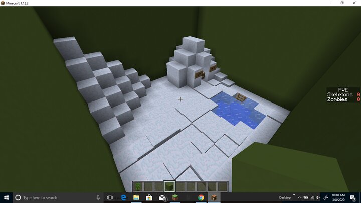 Find the button - For Unspeakable Minecraft Map