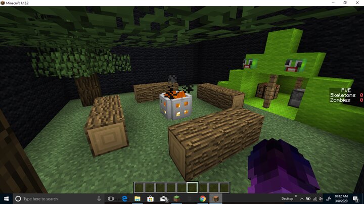 Find the button - For Unspeakable Minecraft Map