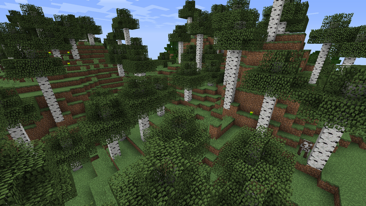 Birch forest M (seed) Minecraft Map