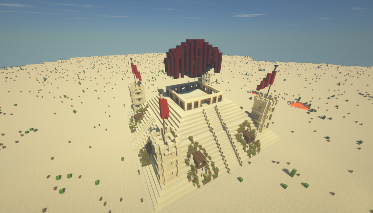EPIC Desert Pyramid Transformation Minecraft Map