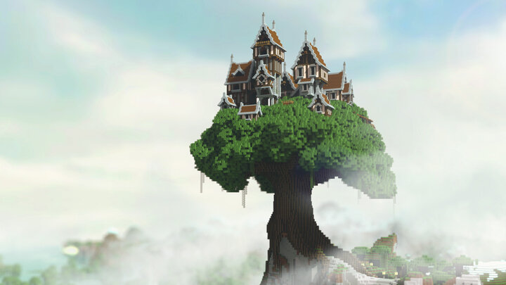 Giant Tree Village Minecraft Map