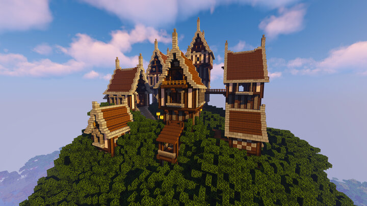 Giant Tree Village Minecraft Map