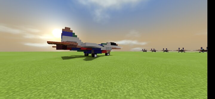 Mikoyan Gurevich Mig-29 Fulcrum Minecraft Map