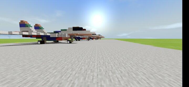 Mikoyan Gurevich Mig-29 Fulcrum Minecraft Map