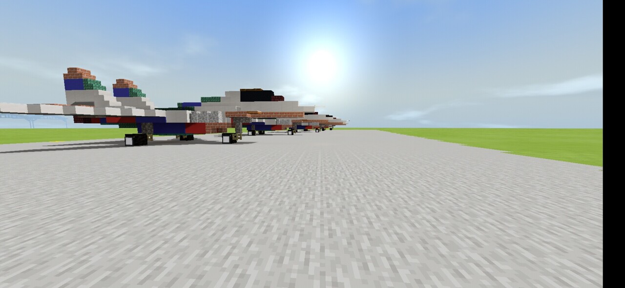 Mikoyan Gurevich Mig-29 Fulcrum Minecraft Map