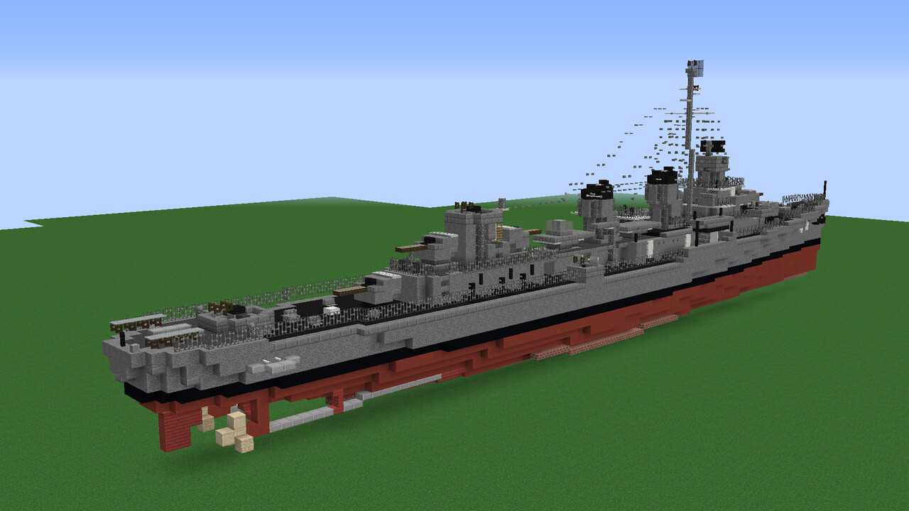 USS Fletcher [DD-445] (1942) Minecraft Map