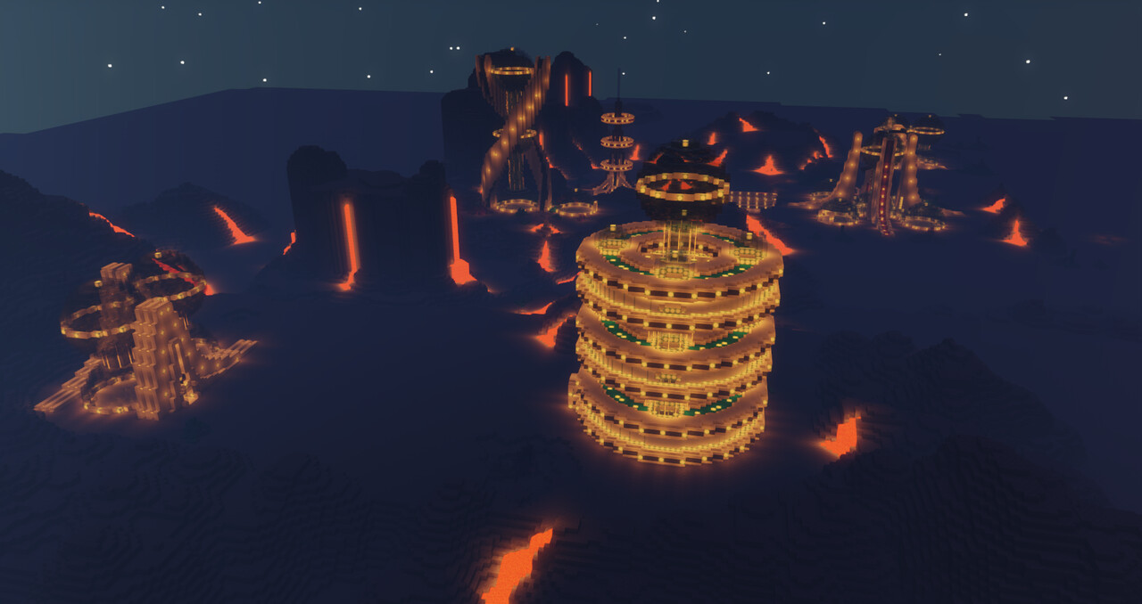 Easy Large Futuristic Tower - Minecraft Futuristic Build - Sci-Fi ...