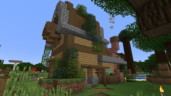 (Rustic) Starter House! Minecraft Map