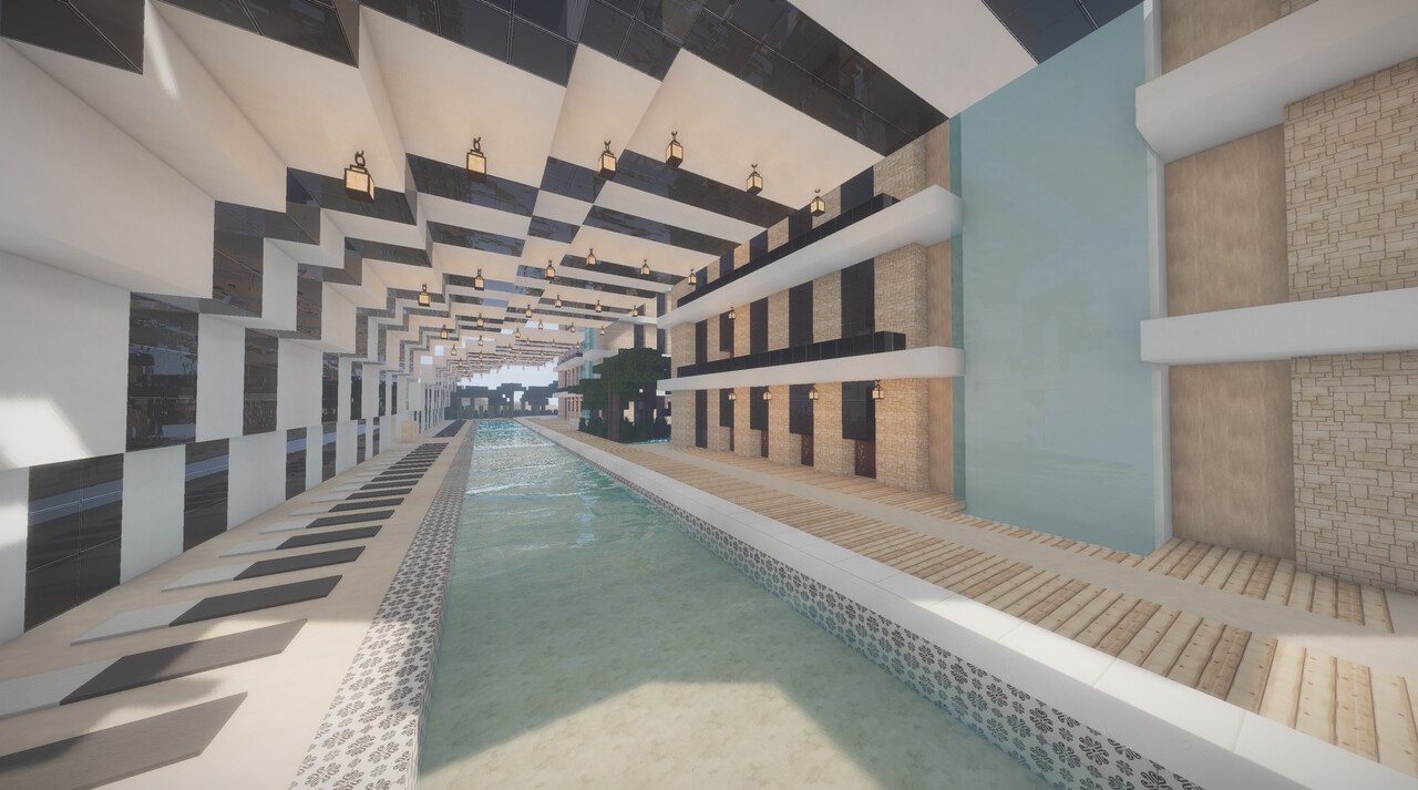 Sand Resort Hotel Minecraft Map