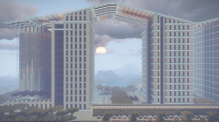 Sand Resort Hotel Minecraft Map