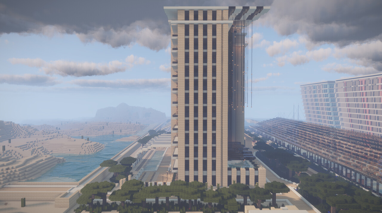 Sand Resort Hotel Minecraft Map