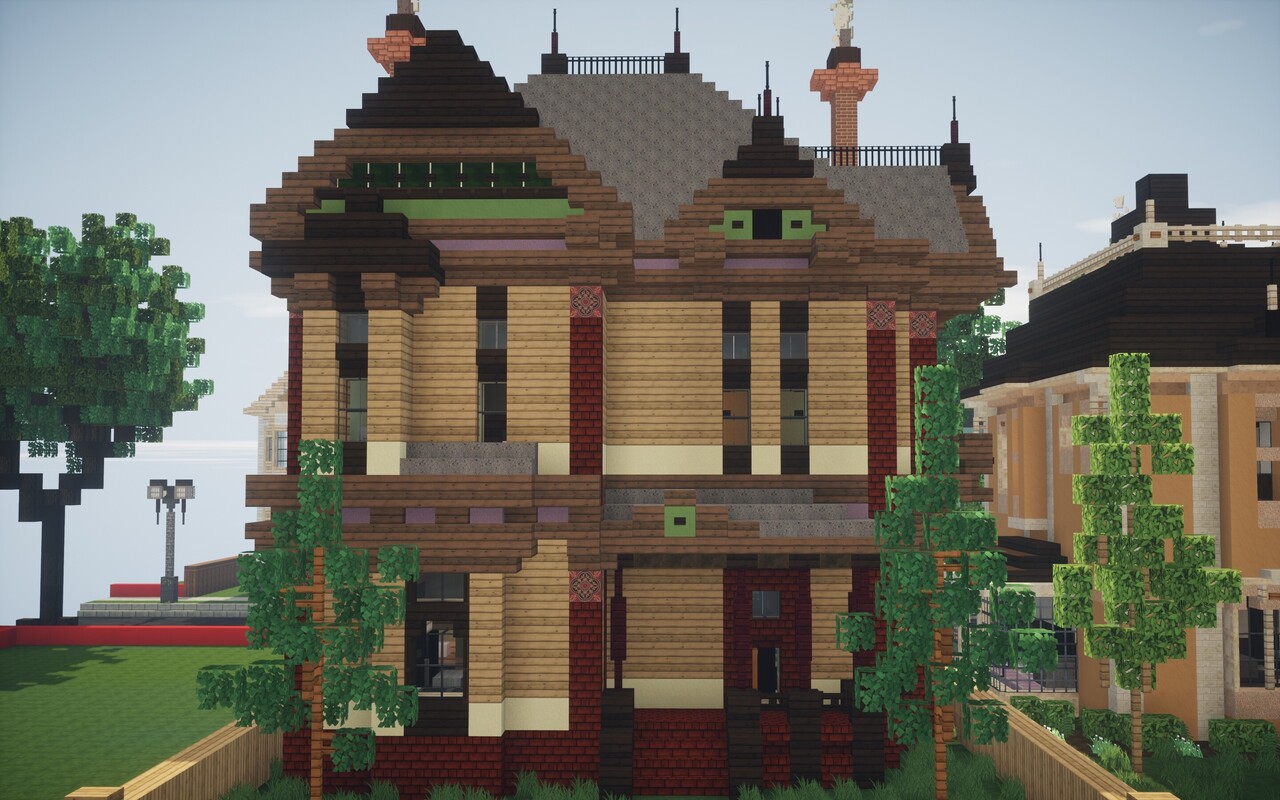 Queen Anne House #1 Minecraft Map