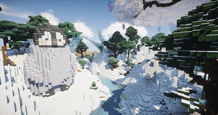 snow tree Minecraft Map
