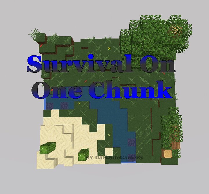 Survival On One Chunk Minecraft Map