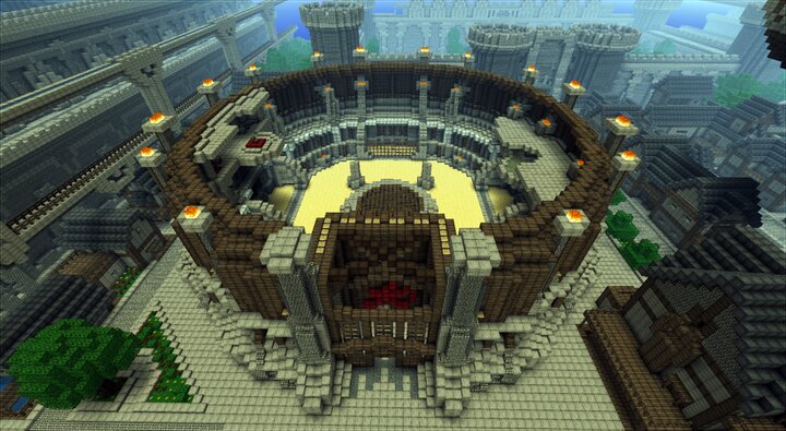 the arena Minecraft Map