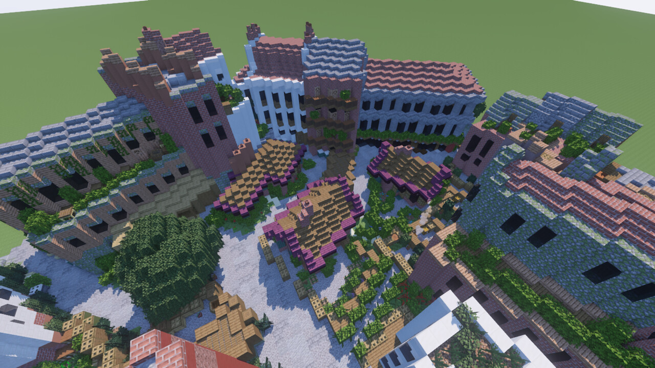French buidlings and Dutch houses Minecraft Map